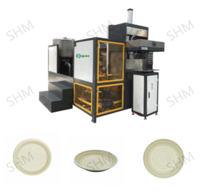 Small Scale Bagasse Pulp Molding Machine Automatic Disposable Tableware Machine